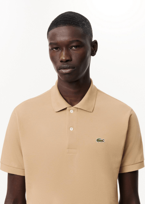 Lacoste polo beige store