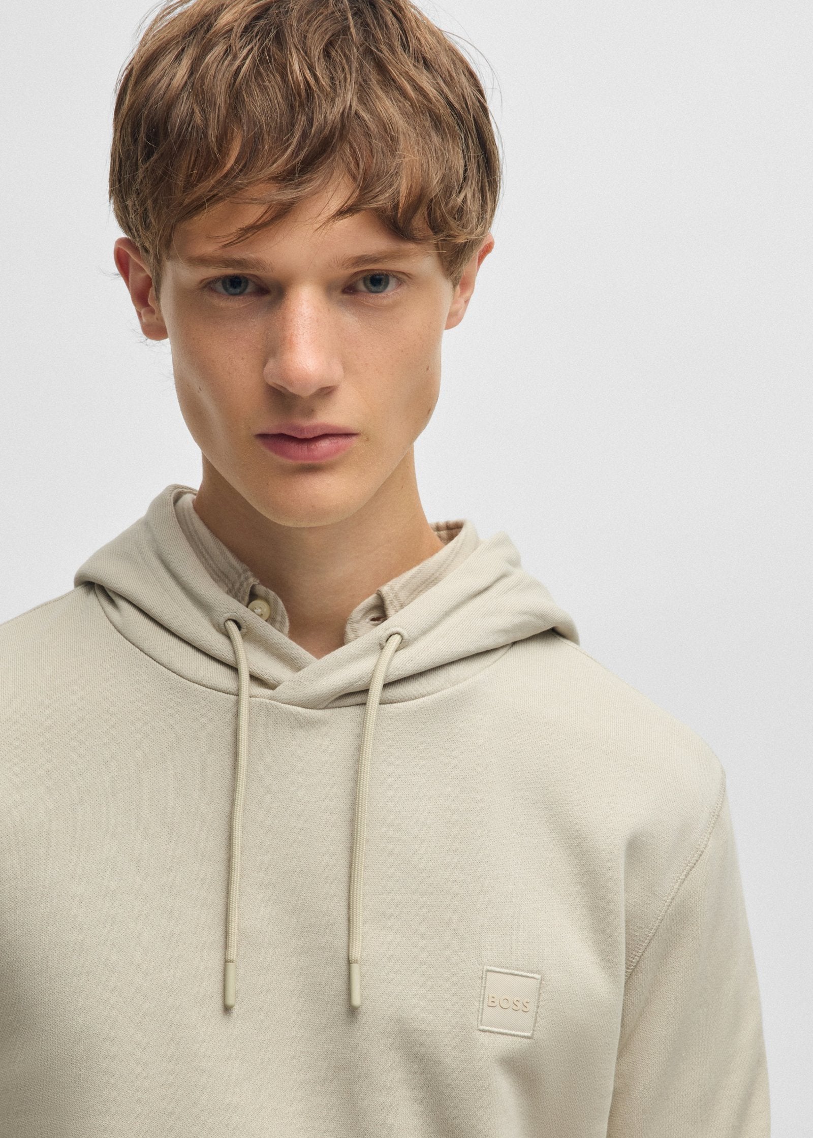 Sweat a capuche BOSS beige